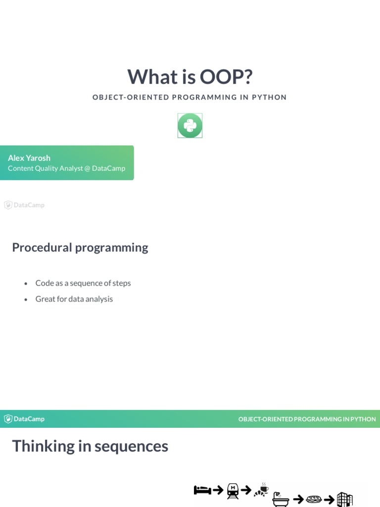 What Is OOP?: Alex Yarosh | Download Free PDF | Method (Computer ...