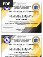 Core Value Certificate Template | PDF