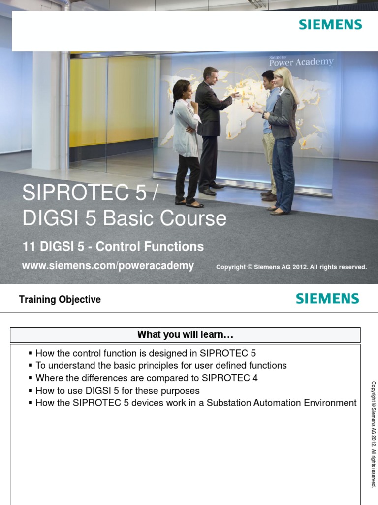 11 - D01 - DIGSI 5 - Control Functions - V1.1 - en-US PDF | PDF ...