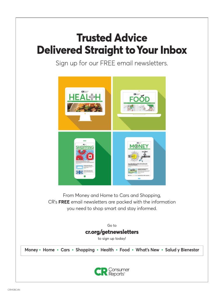 Consumer Reports - August 2020 PDF | PDF | List Price | Economies