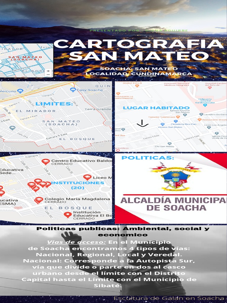 Cartografia de Soacha | PDF