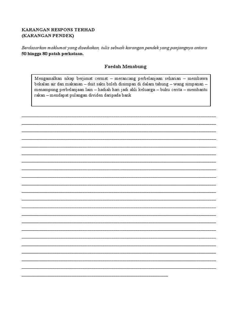 Karangan Pendek | PDF