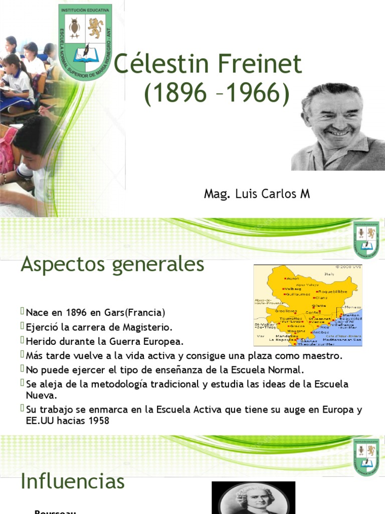 Célestin Freinet | PDF | Constructivismo (filosofía de la educación ...