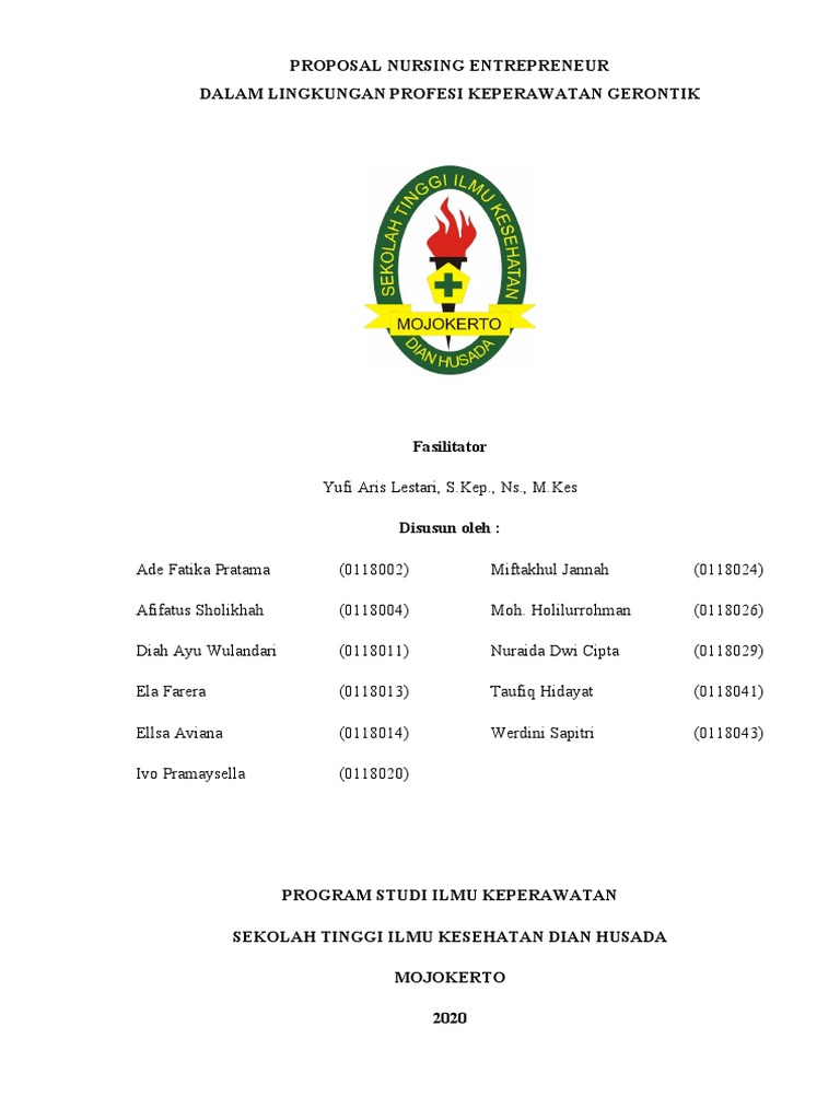 Proposal Usaha Gerontik (Kel.4) | PDF