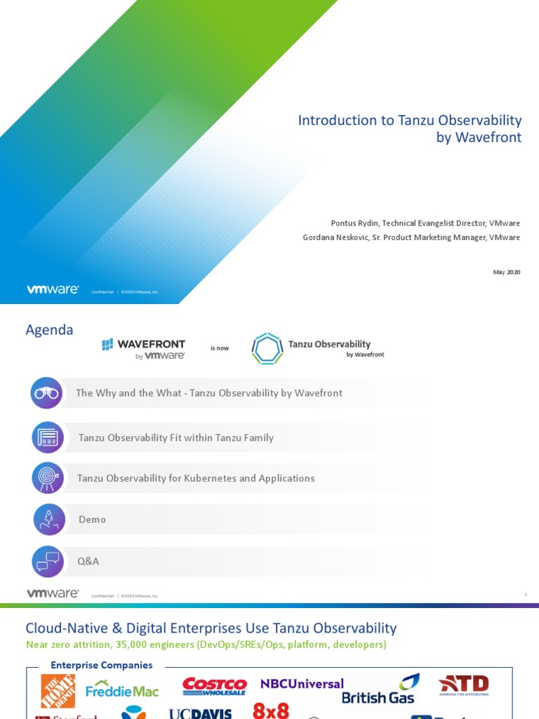 Introduction To VMware Tanzu Observability by Wavefront | PDF | Cloud Computing | Amazon Web ...