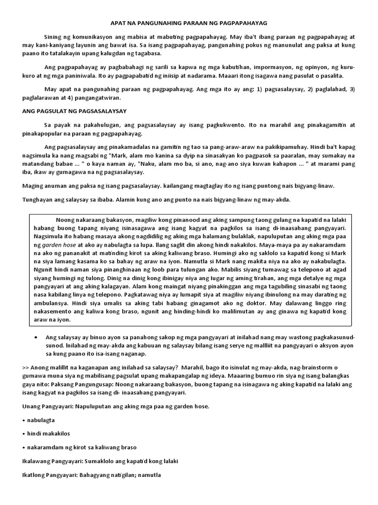 Sining NG Komunikasyon Ang Mabisa at Mabuting Pagpapahayag | PDF