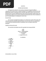 Chapter 3 - Methodology Revised (Partial - Data Gathering) | PDF | Likert Scale | Survey Methodology