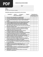 English Textbook Evaluation Checklist Form | PDF | Textbook | Graphics