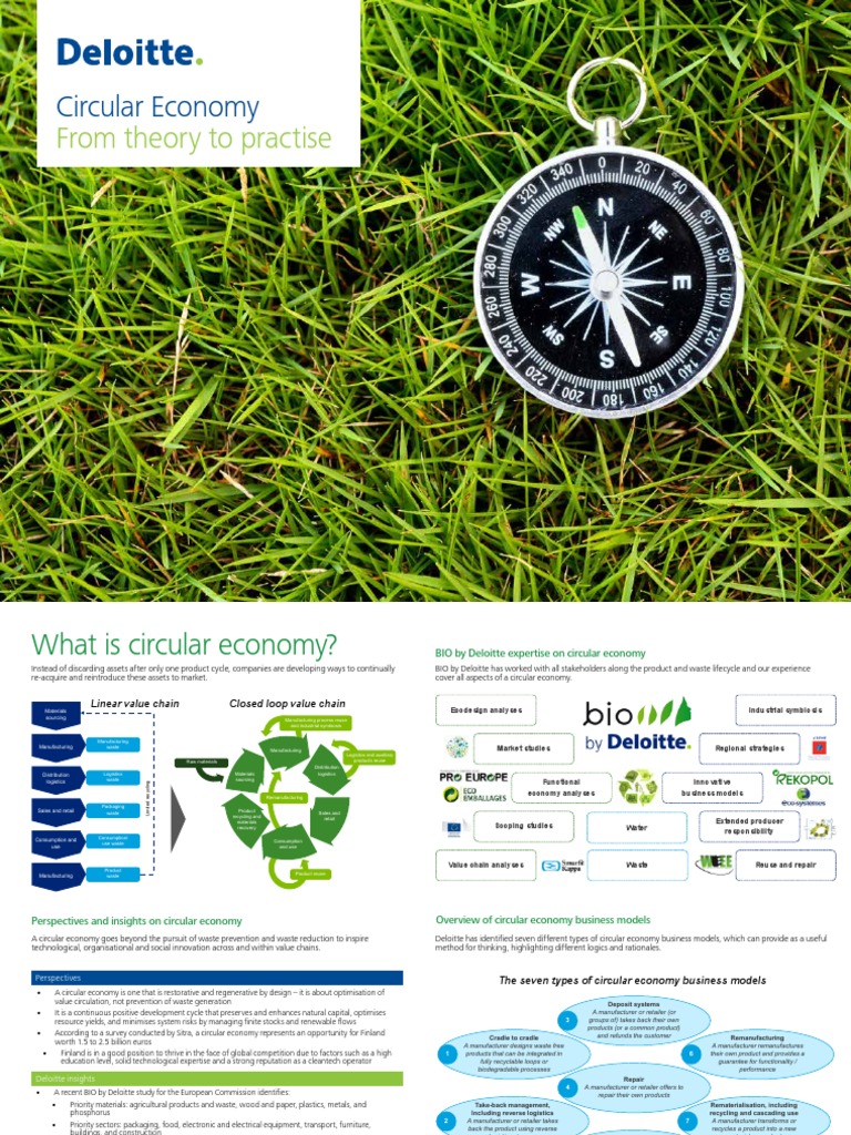 Circular Economy - Deloitte | PDF | Economy And The Environment | Economies