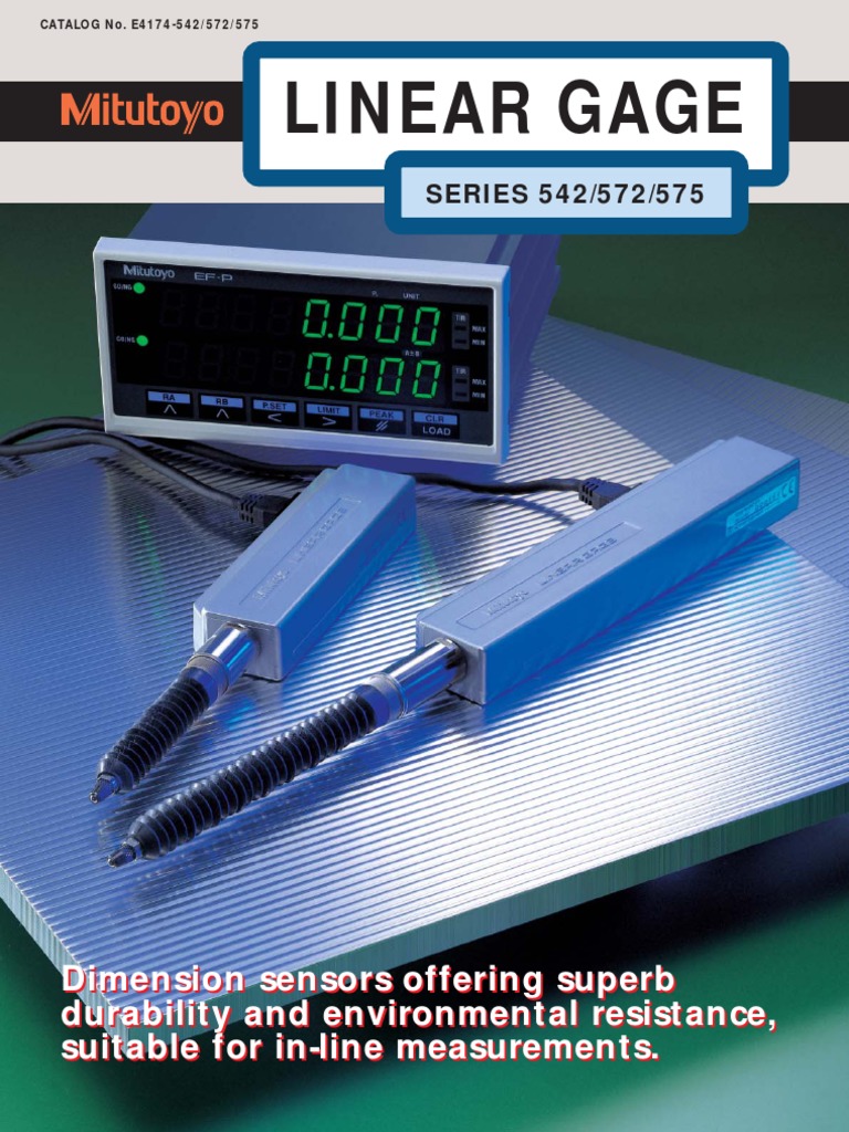 Linear Gage | PDF | Manufactured Goods | Applied And Interdisciplinary ...