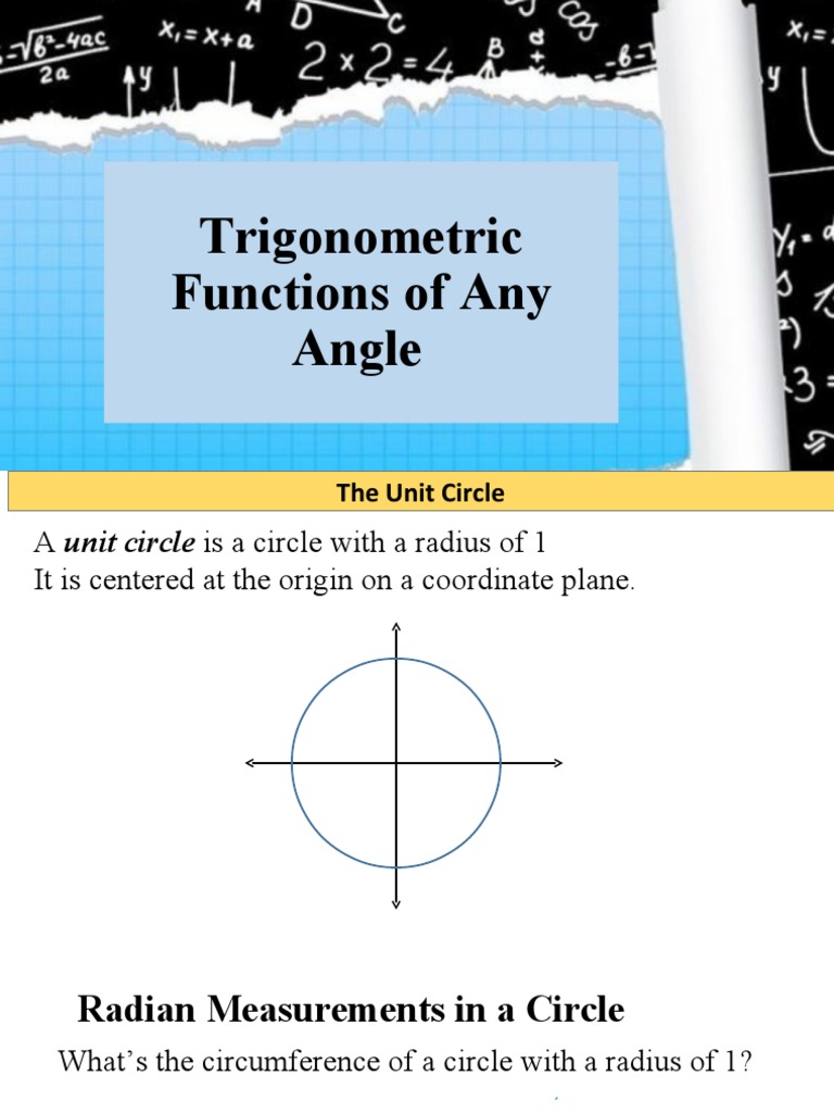 Trigonometric Functions | PDF | Trigonometric Functions | Mathematical ...