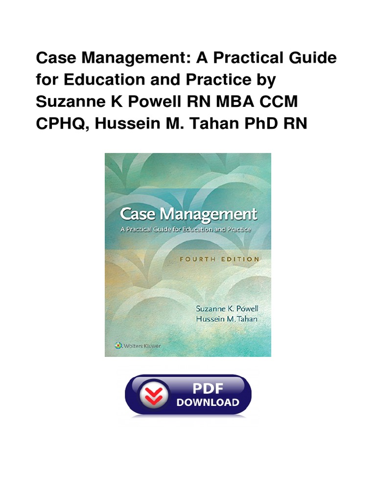 Case Management: A Practical Guide | PDF | Career & Growth | Self ...
