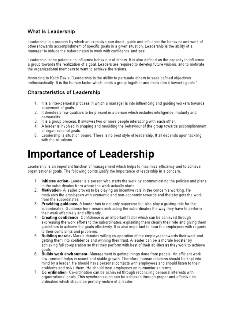 Module 1 | PDF | Leadership | Motivation