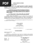 SPA - Building Permit | PDF | Power Of Attorney | Public Law