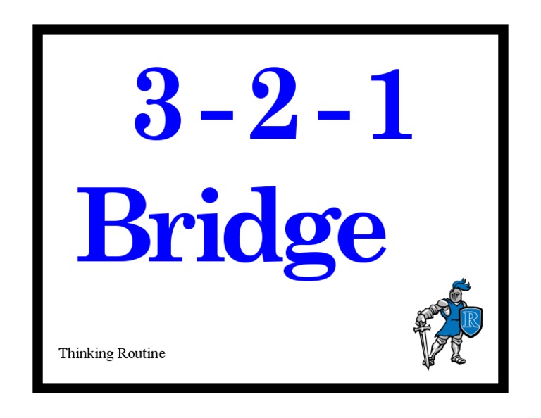 3-2-1 Bridge Poster PDF | PDF