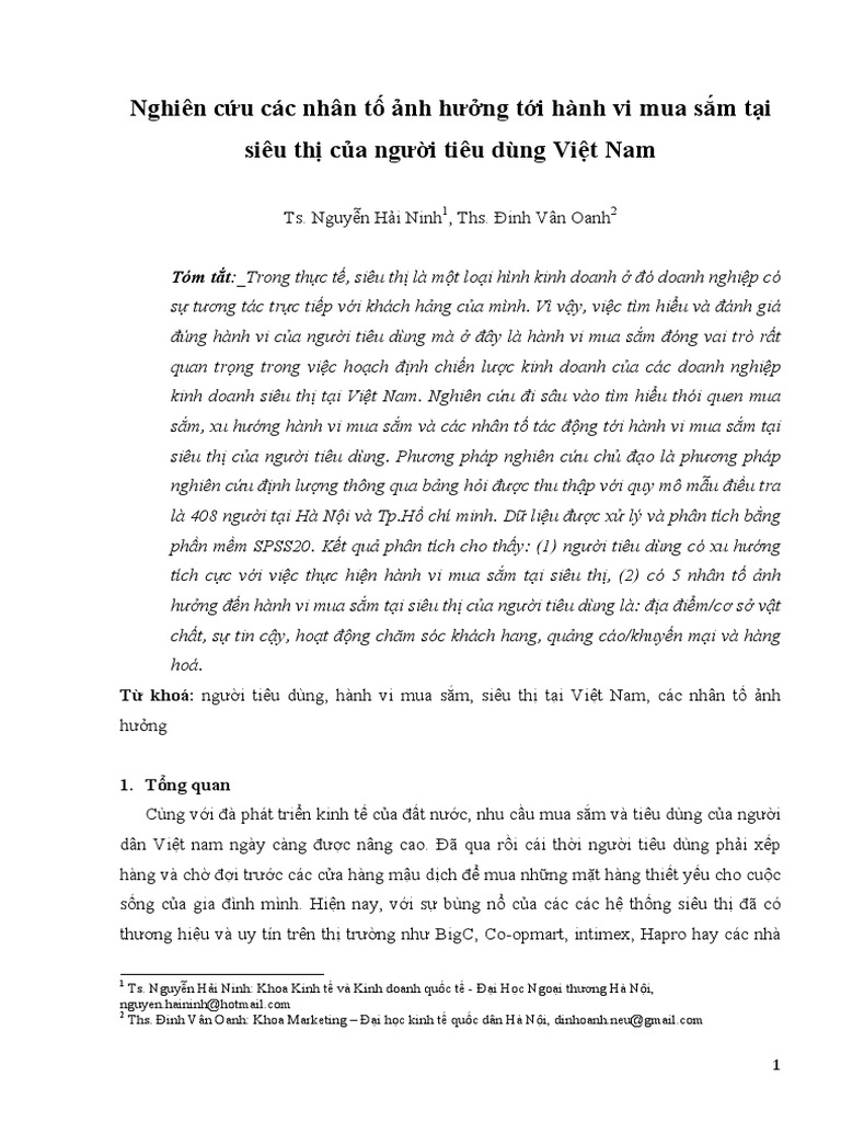 Nghien Cu Cac Nhan T NH HNG Ti Han PDF | PDF