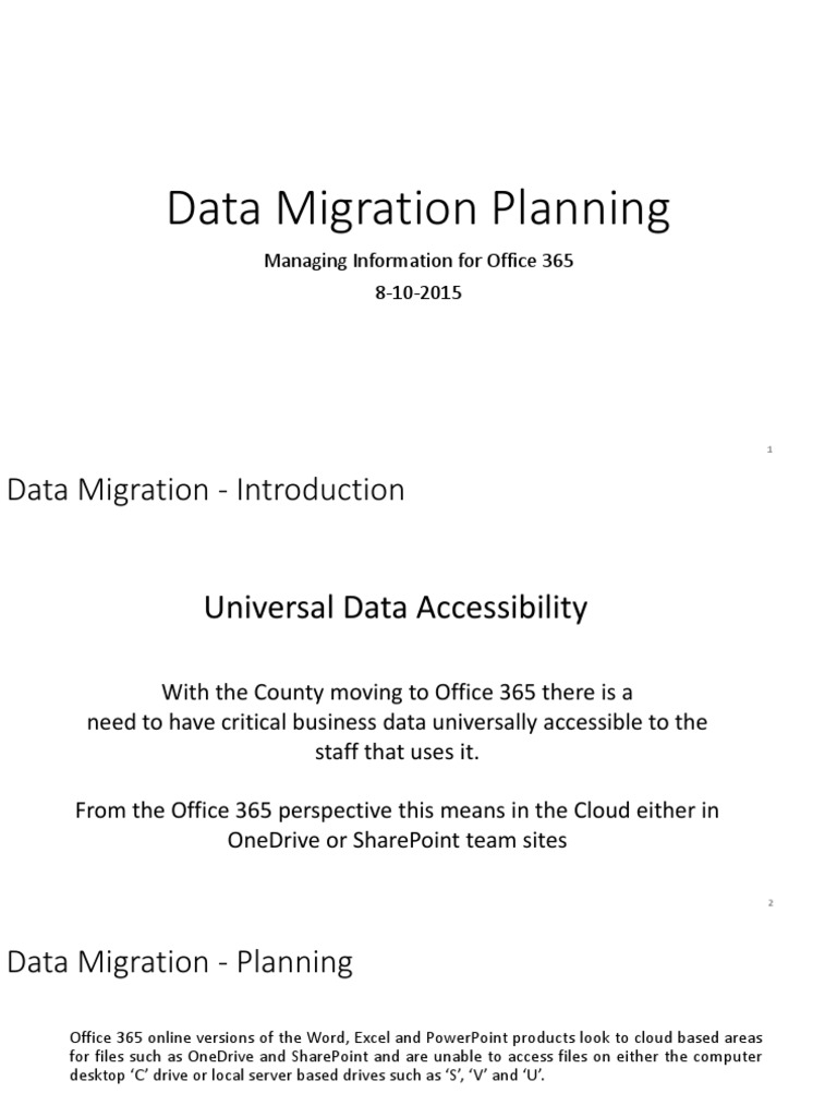 Data Migration Planning 8 10 15 PDF | PDF | Metadata | Cloud Computing