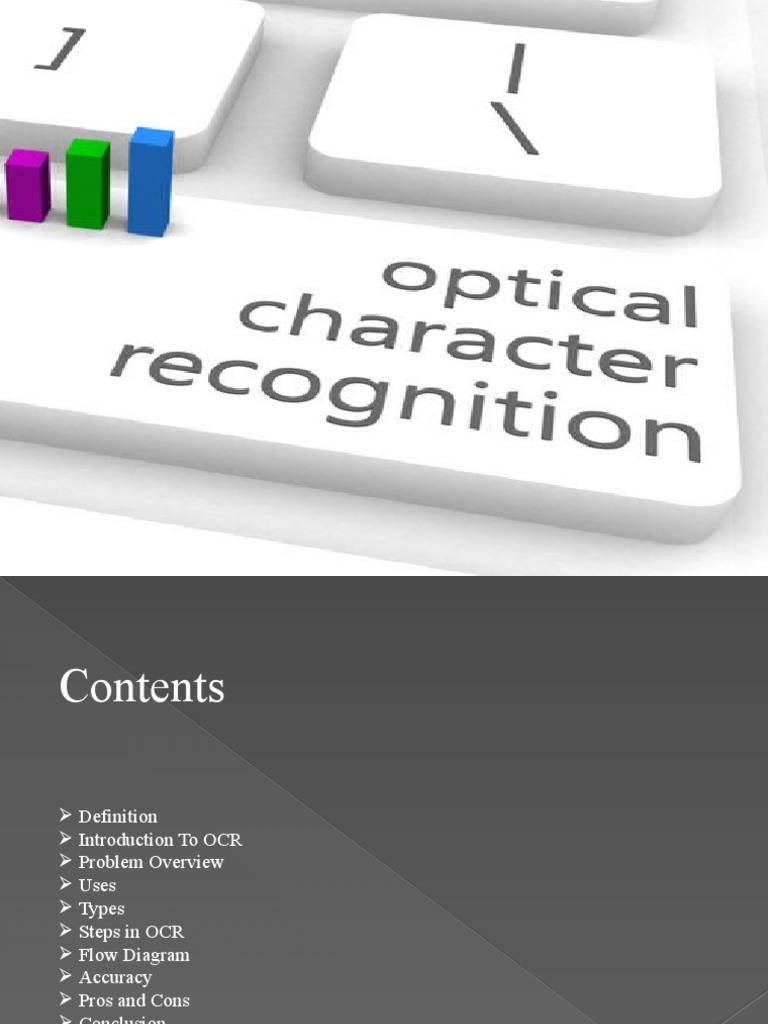 OCR Presentation | PDF | Optical Character Recognition | Information ...