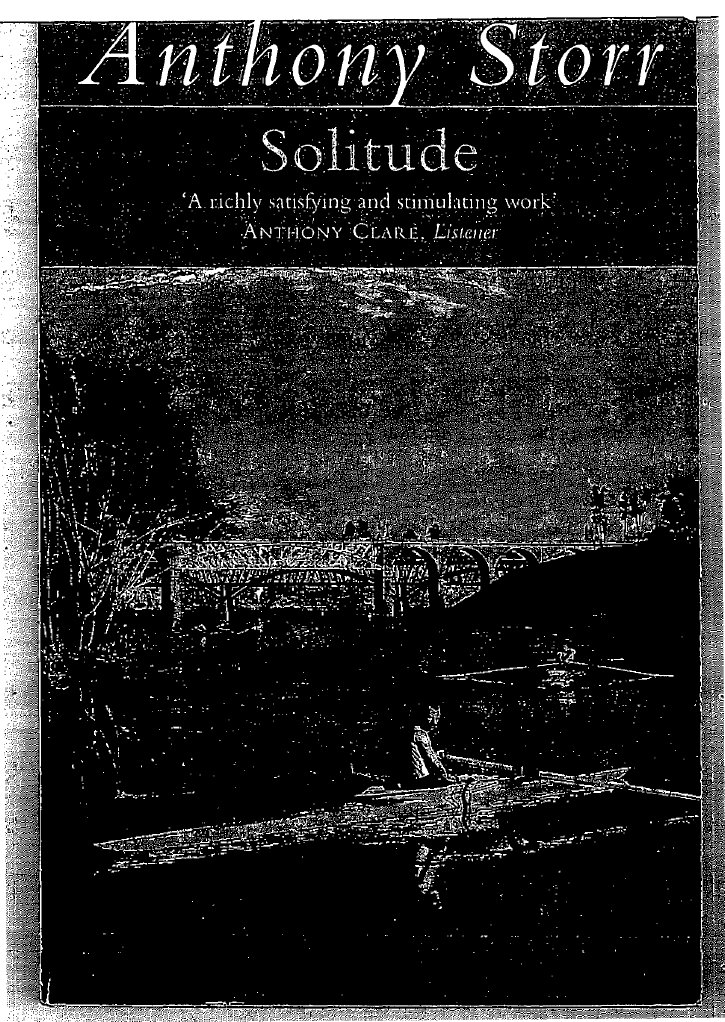 Anthony Storr Solitude | PDF | Grief | Metaphysics Of Mind