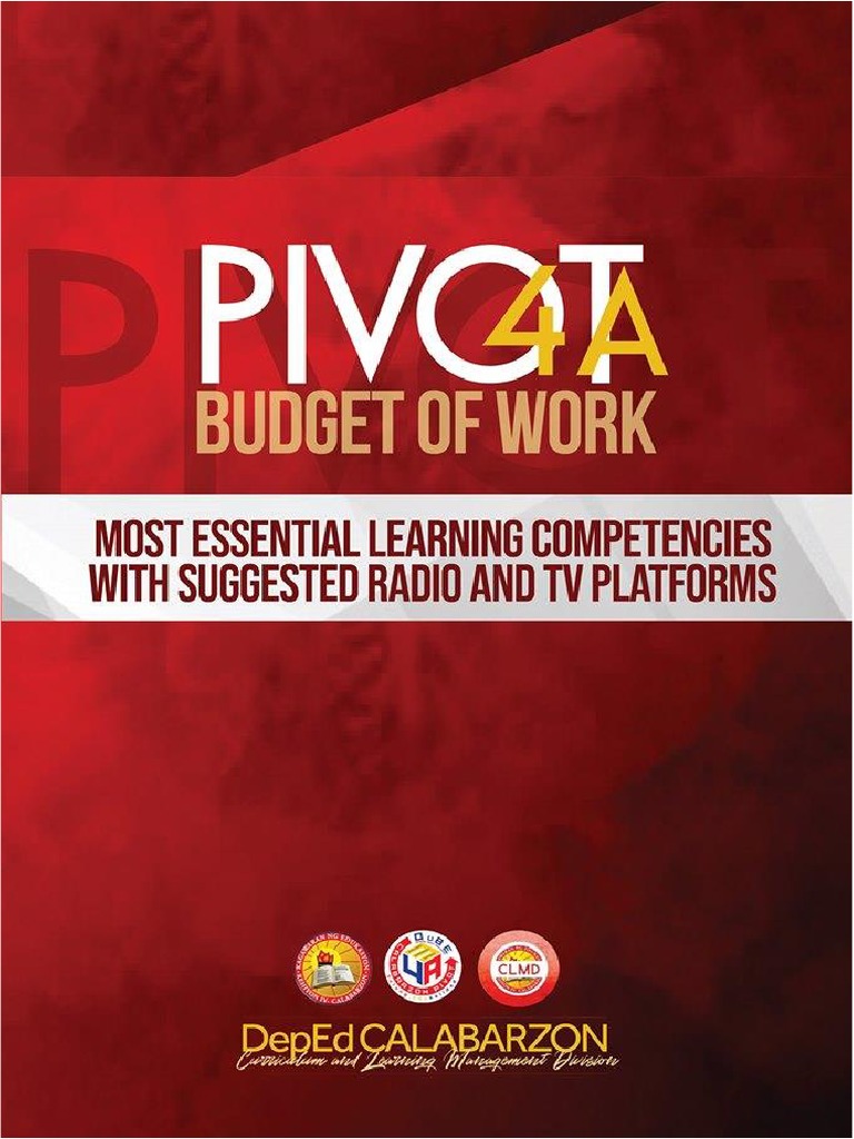 PIVOT 4A BOW With MELCs With Suggested Platforms | PDF | Word ...