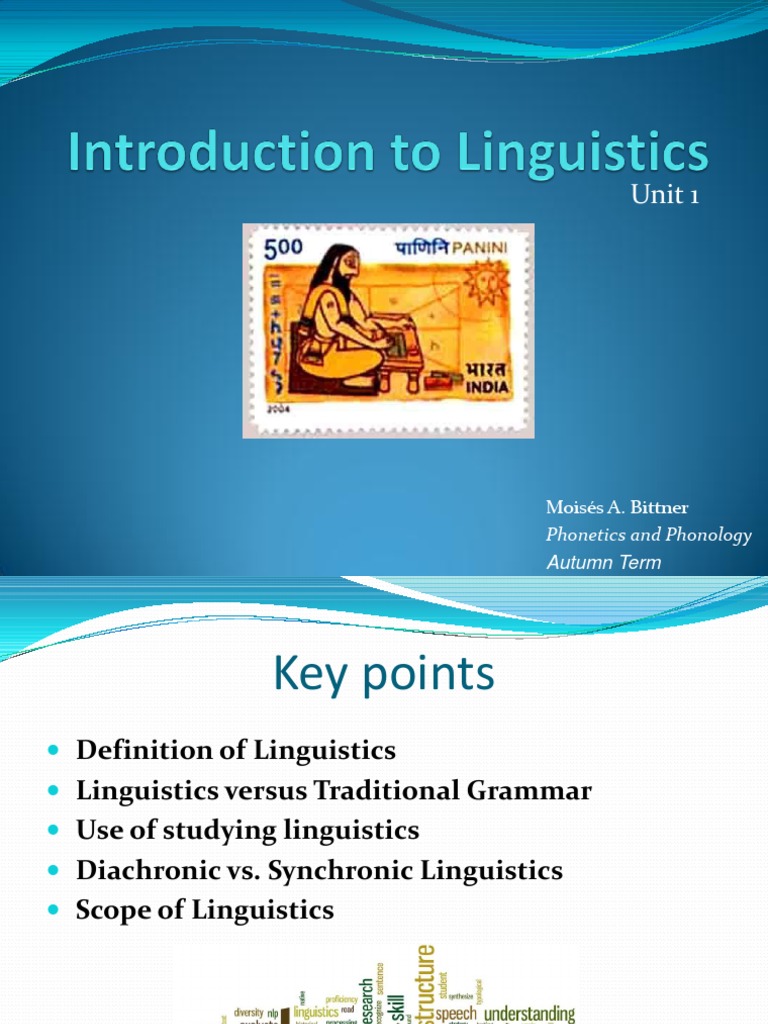 Introduction To Linguistics PDF | PDF
