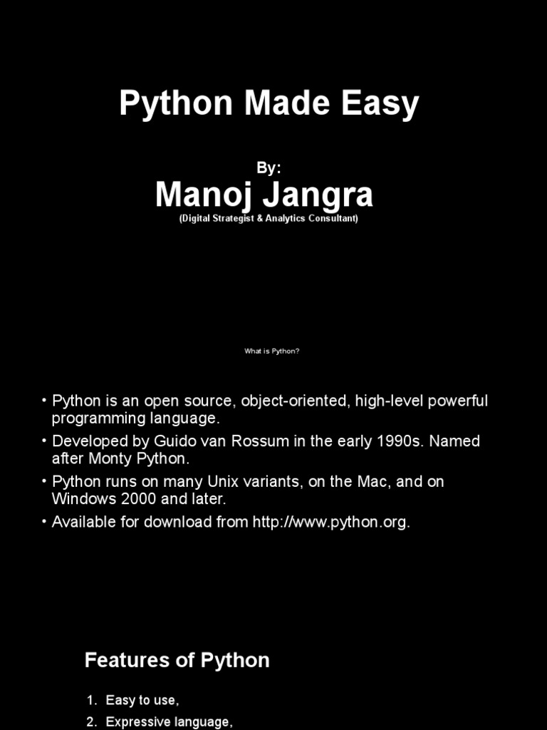 Python Fundamentals | Download Free PDF | Variable (Computer Science) | Control Flow