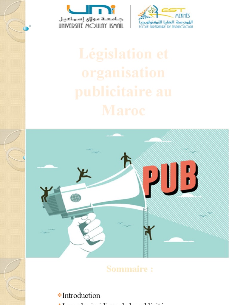 Cadre juridique de la publicité au Maroc | PDF | Maroc | Publicité