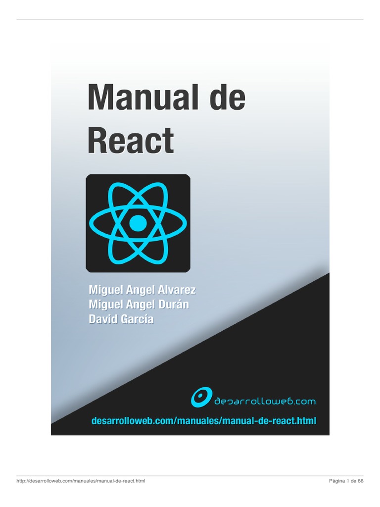 Manual de React | PDF | Script Java | HTML