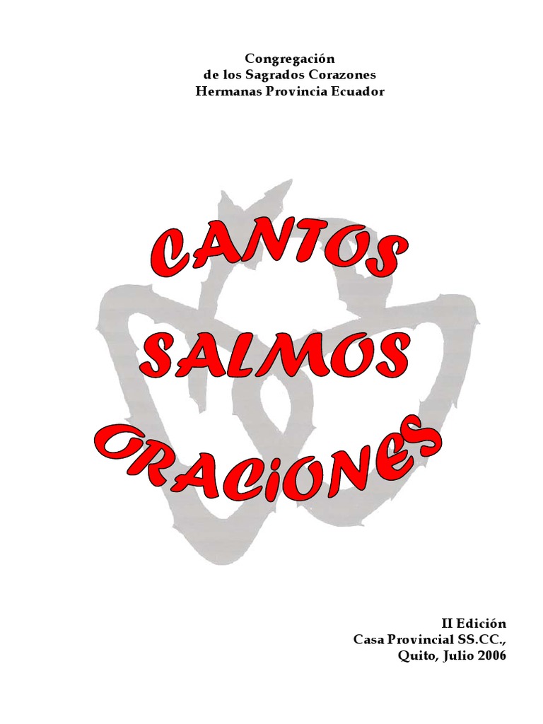 Libro de Cantos | PDF | Cristo (título) | espíritu Santo