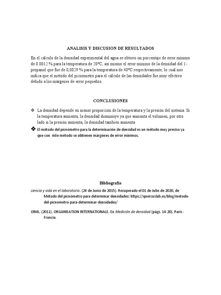 Analisis y Discusion de Resultados | PDF