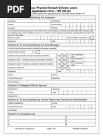HSE HR106 Leaving Form | PDF | Pension | Payroll