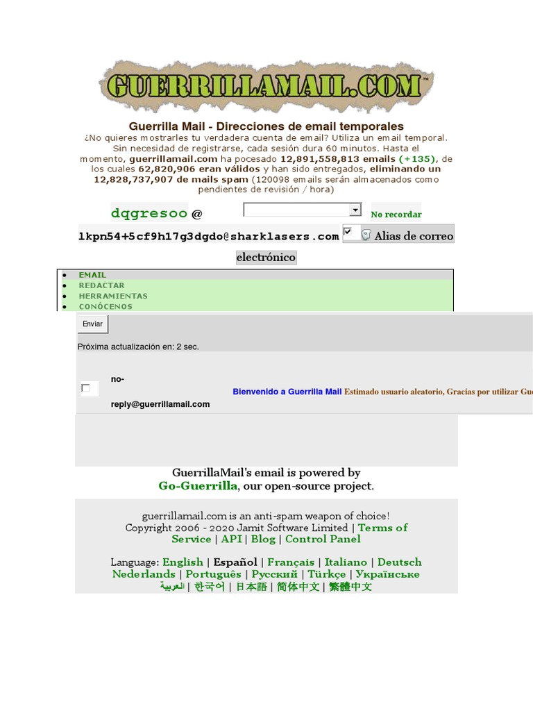 Guerrilla Mail | PDF