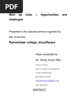 MSME Format For Proposal | PDF | Innovation | Business