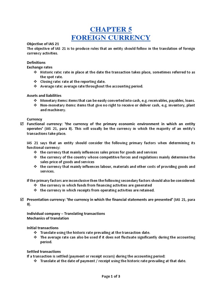 CHAPTER 6 - Foreign Exchange | PDF | Financial Transaction | Currency