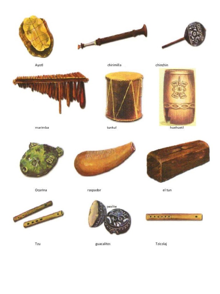 Instrumentos Autóctonos de Guatemala | PDF