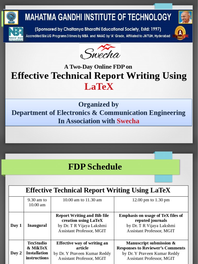 Effective Technical Report Writing Using: Latex | Download Free PDF ...