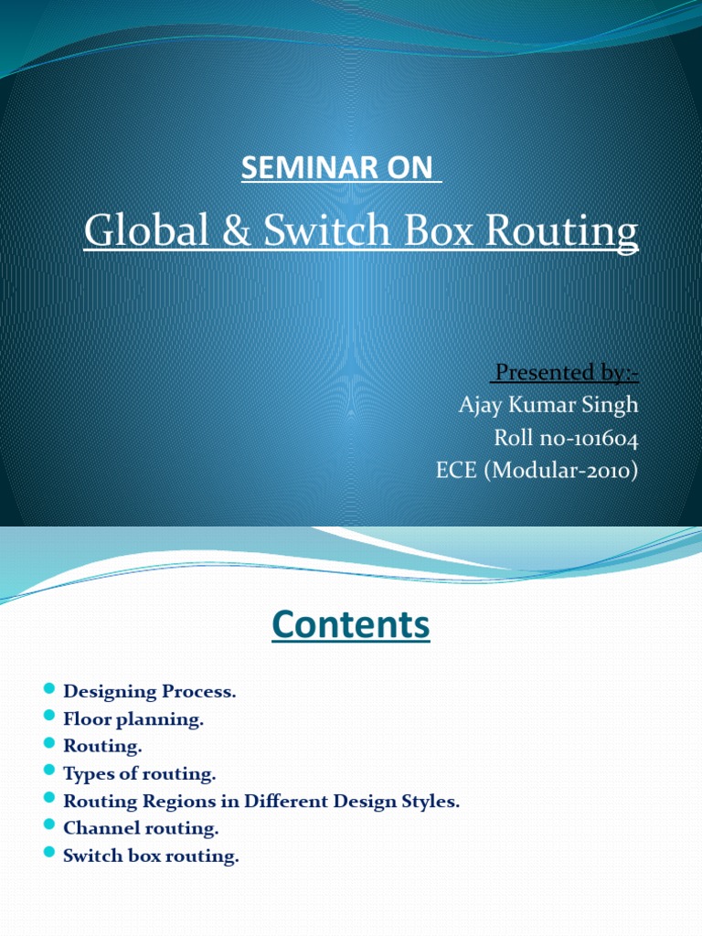Global Switch Box Routing | PDF | Routing | Computer Engineering