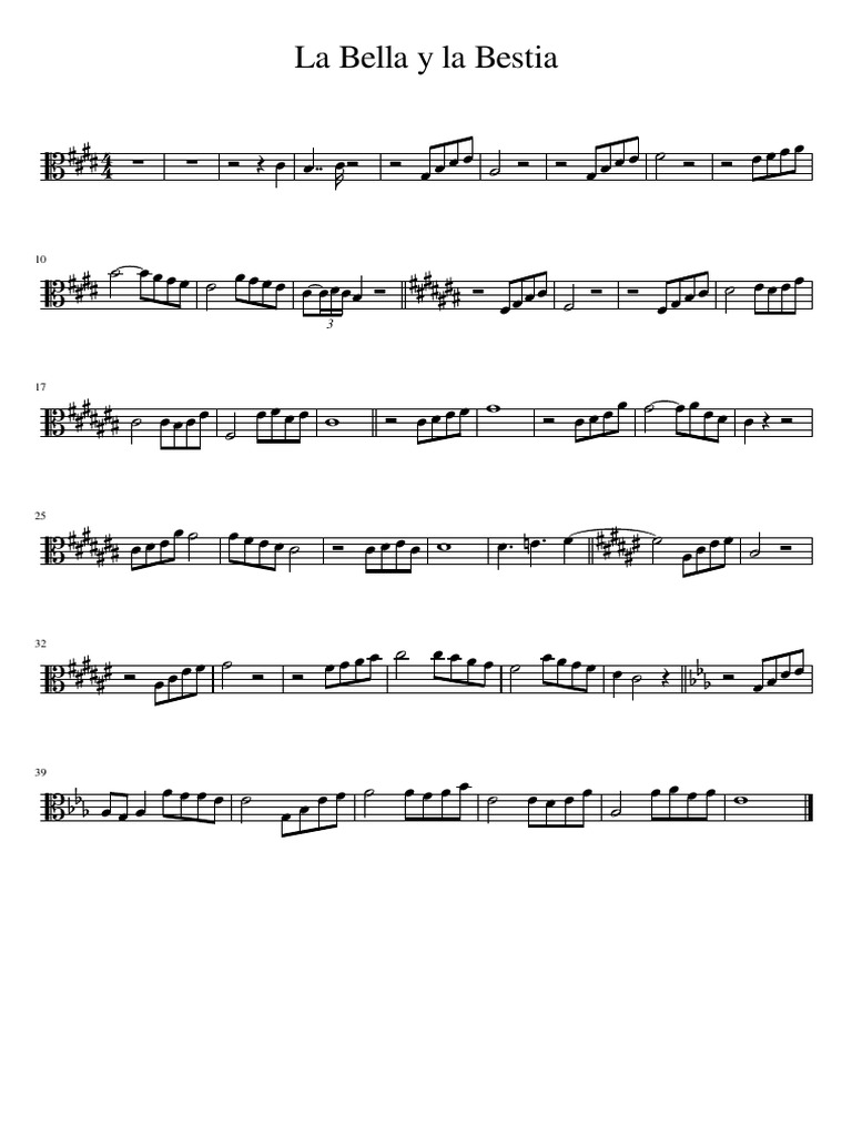 La Bella y La Bestia PDF | PDF