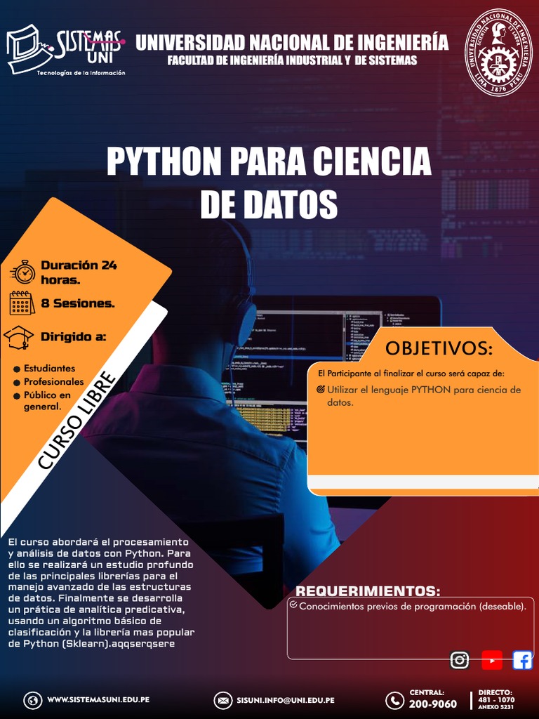 Python Ciencia Datos | PDF | Python (lenguaje de programación) | Ingeniería