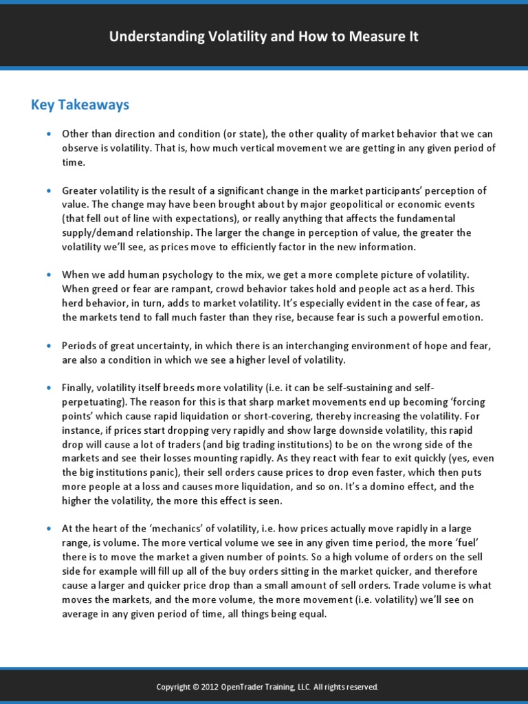5 Understanding - Volatility - and - How - To - Measure - It ...
