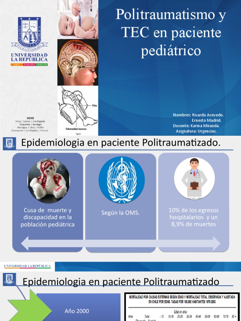 Politrauma y TEC | PDF | Lesión | Reanimación cardiopulmonar