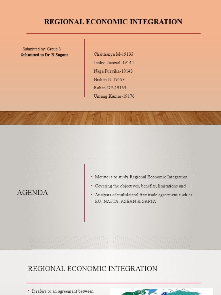 Regional Economic Integration | PDF | European Union | Trade