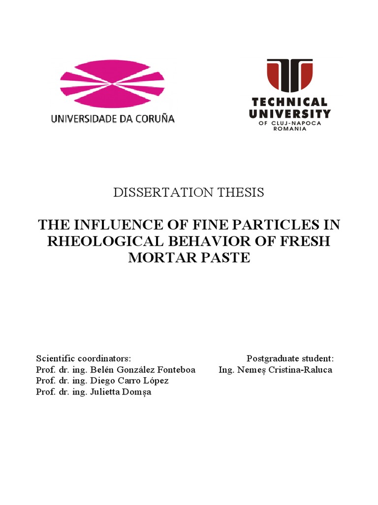 Disertation-Final Version2 | PDF | Concrete | Cement