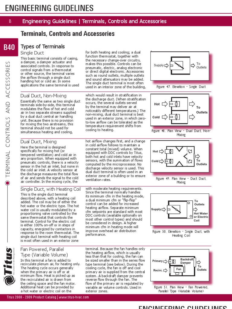 Titus Engineering Guide | PDF | Hvac | Thermostat