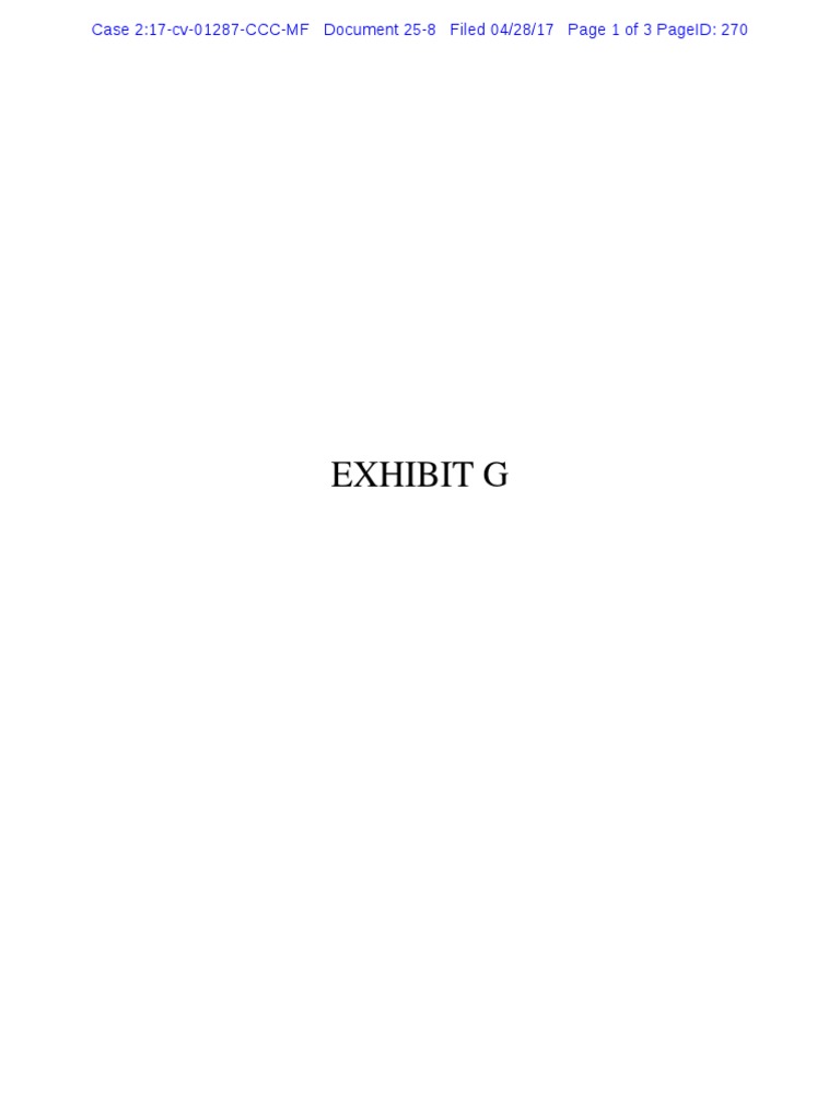 Exhibit G | Download Free PDF | Government | Justice