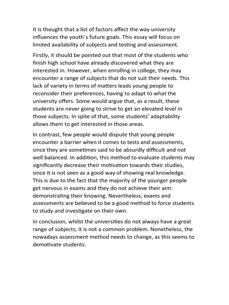 How College Shapes Young People | PDF