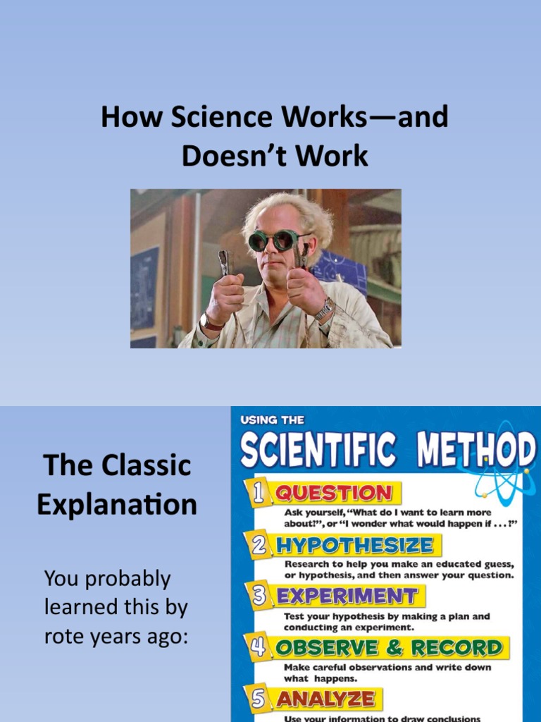 1 - How Science Works | PDF | Scientific Method | Scientist