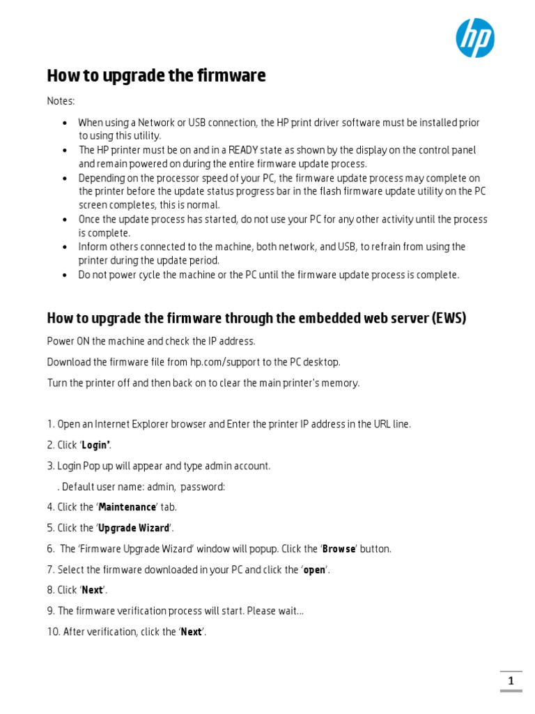 How To Upgrade FW | PDF | Personal Computers | Computing Platforms