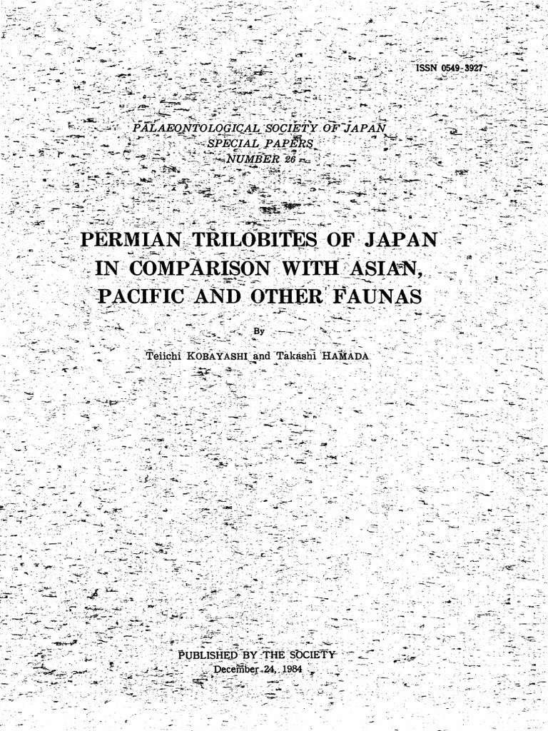 Fossil of Permian Trilobites (001-110) | PDF | Global Natural ...
