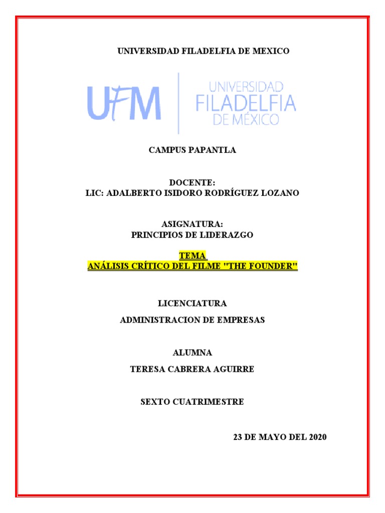 Hambre Del Poder | PDF | Mc Donald's | Business